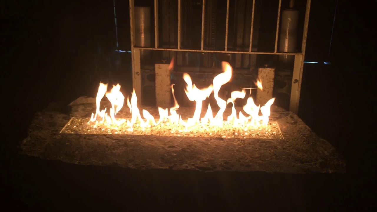 Beautiful Custom Fire Rock - YouTube