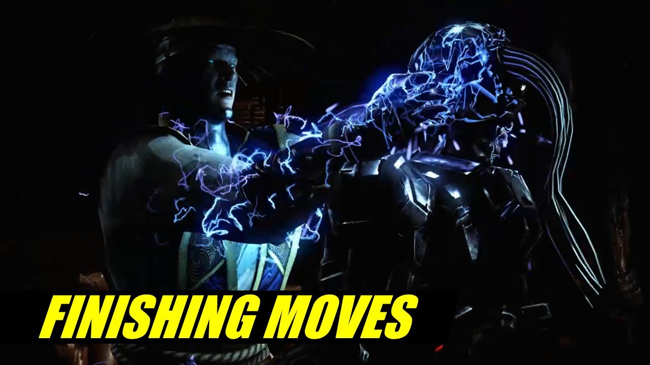 Raiden's Finishing Moves in Mortal Kombat XL - YouTube