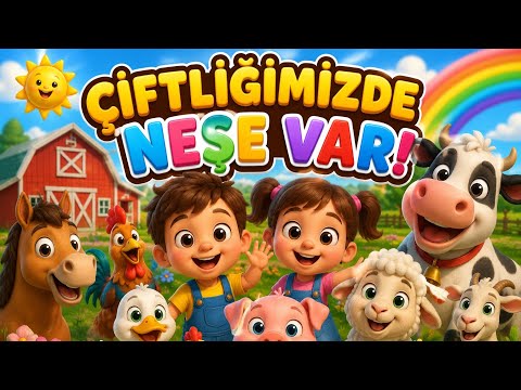🐮 Çiftlik Şarkısı | İnek, Kuzu, Tavuk ve Daha Fazlası | Çocuk Şarkıları