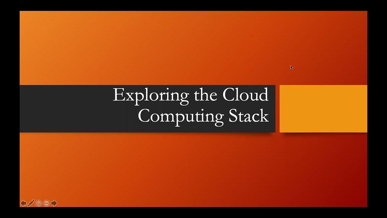 Cloud Computing Stack | Part - 1 | Lecture - 10 - YouTube