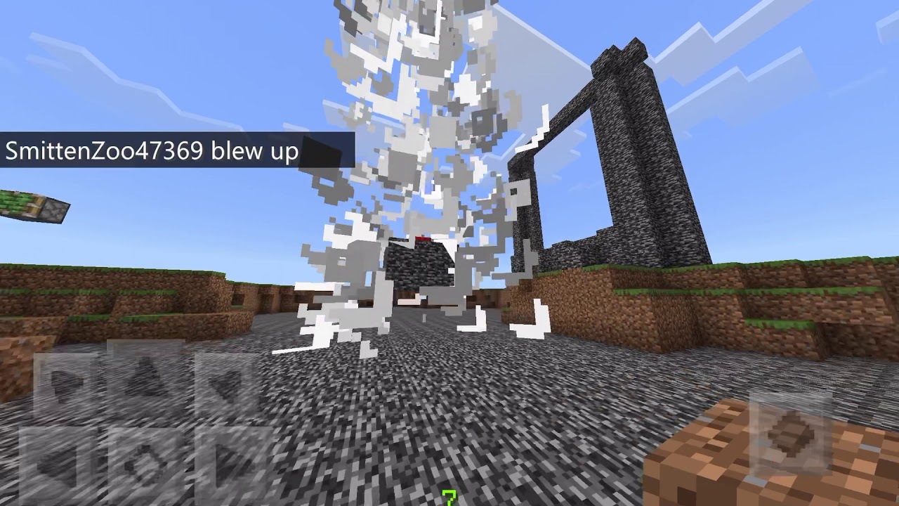 Minecraft survive in TNT rain - YouTube