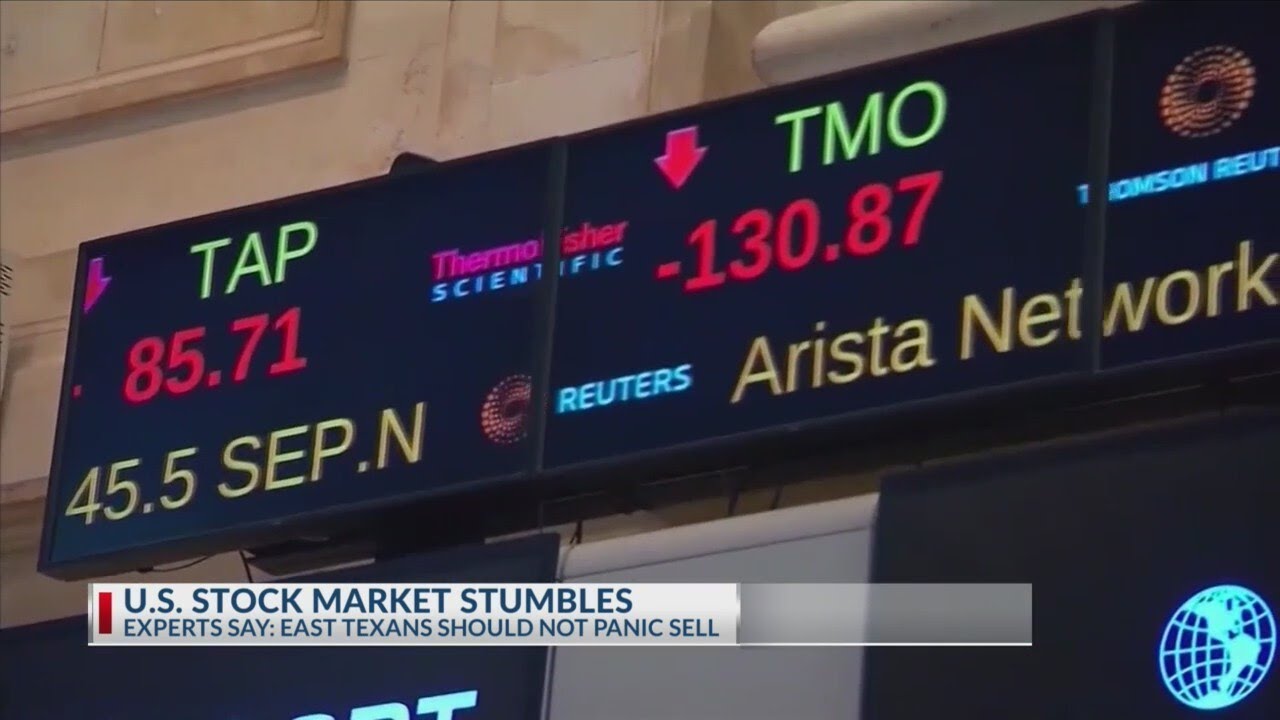 What stock market tumble means for East Texas - YouTube