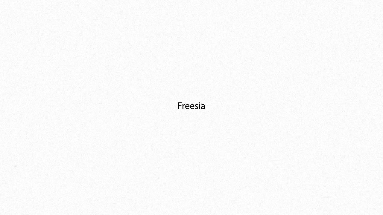 Freesia PRONUNCIATION - YouTube