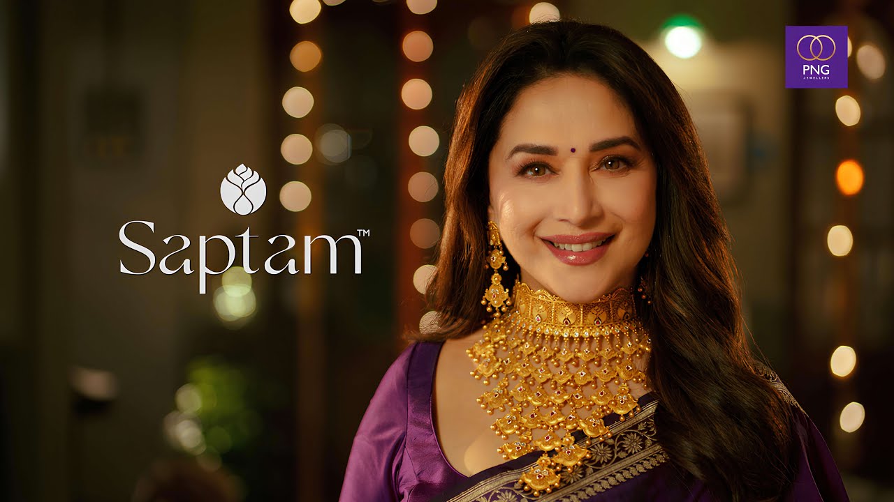 Saptam Collection x Madhuri Dixit Nene l PNG Jewellers - YouTube