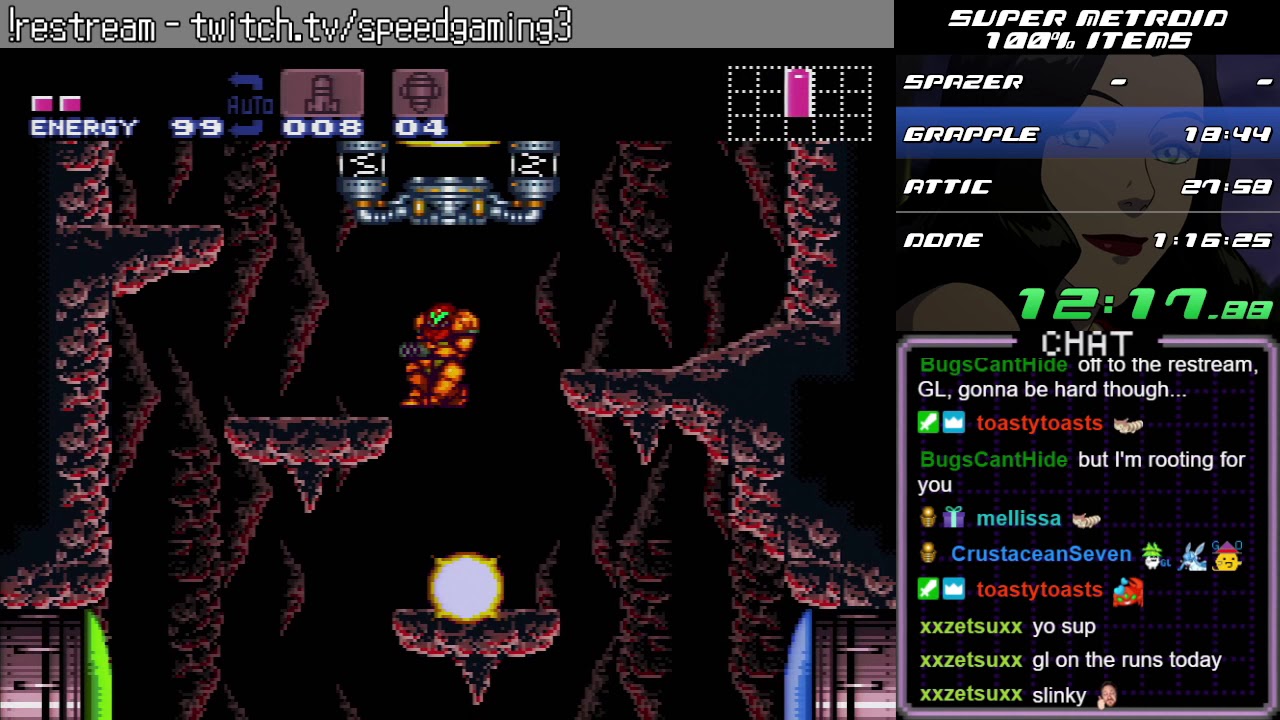 Super Metroid 100% Item Collection - 1:16:11 RTA (00:45 IGT) - YouTube