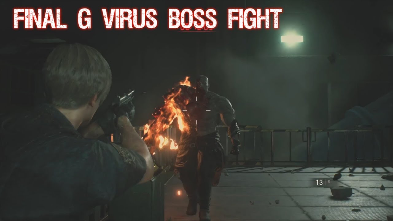 Resident Evil 2 Remake Ending - Leon Kennedy Kills G Stage 3 & Super ...