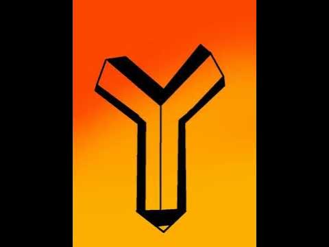 How to draw letter Y - YouTube