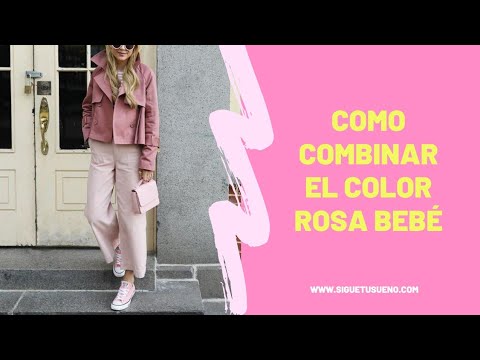 Como vestir elegante con color rosa bebé | Asesoría imagen - YouTube
