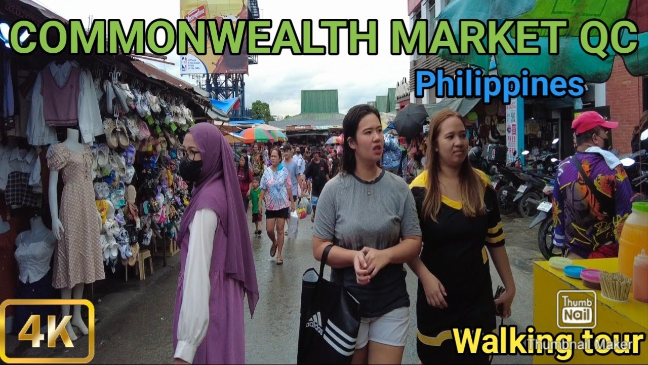 Walking Tour Around Commonwealth Market|December Walk in Quezon City[4K ...