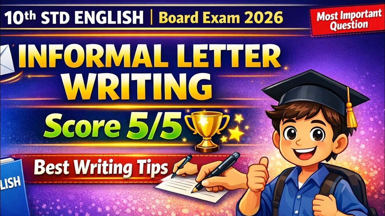 10th std English Letter writing class 10 English wiring skill letter ...