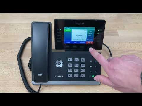 Speed Dial on a Yealink T54W - YouTube