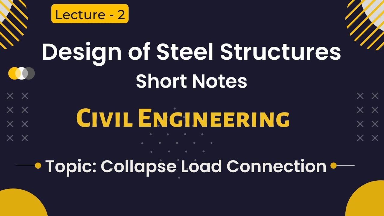 Short Notes on Design of Steel Structures | Collapse load connection ...
