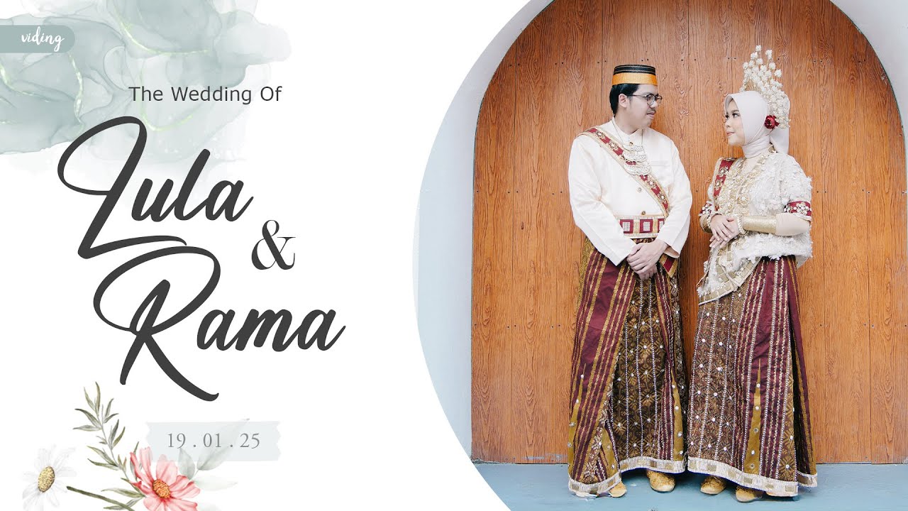 Lula & Rama Wedding Akad Live Streaming January 19, 2025 - YouTube