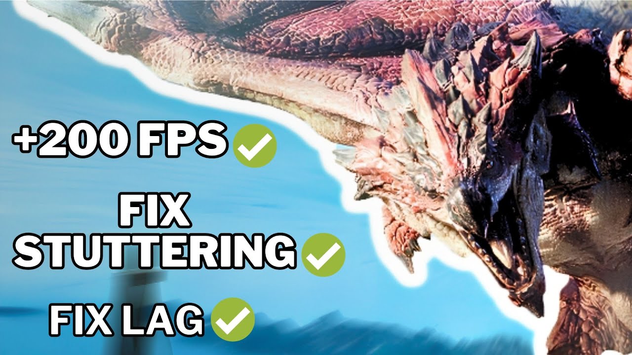 Monster Hunter World: FPS Boost and Lag Fix - YouTube