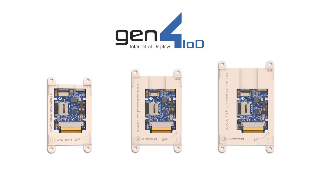 4D Systems - Internet of Displays - YouTube