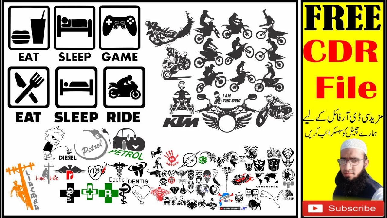 New Sticker Cdr File Png Vector Free Download By Alhafiz Graphics 313 # ...