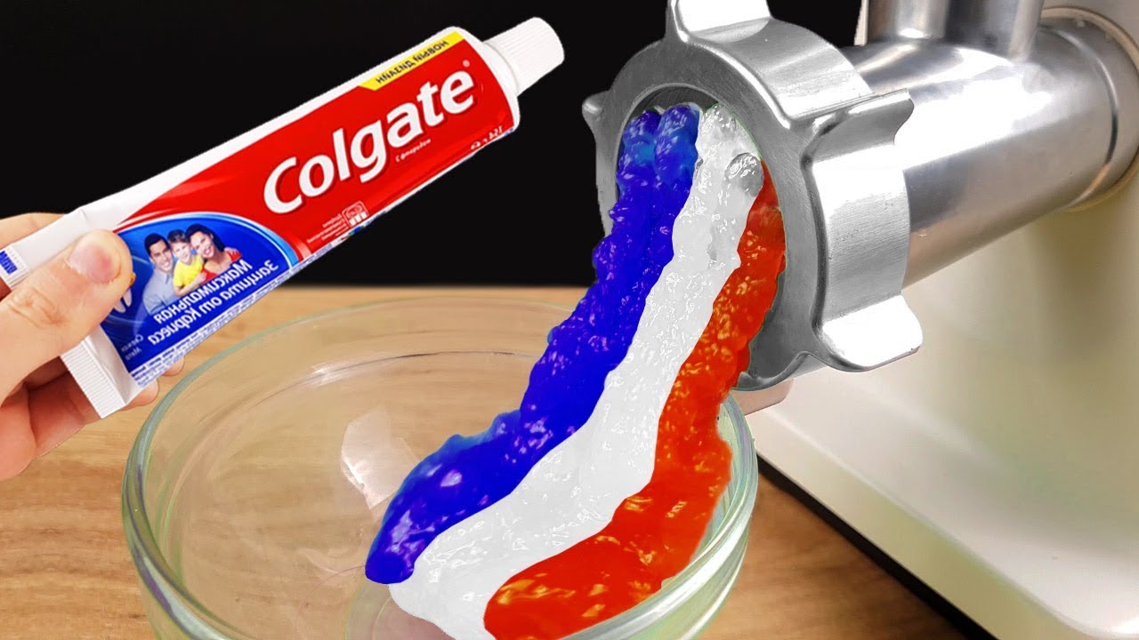Experiment: Meat Grinder Vs Toothpaste - YouTube