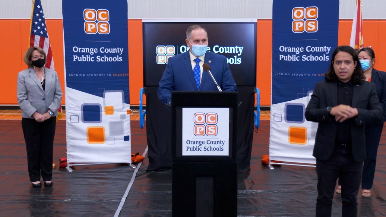 2021-22 OCPS Back to School Health and Safety News Conference - YouTube