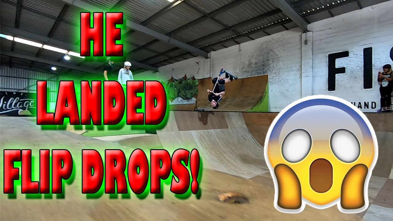 HE LANDED FLIP DROPS! - YouTube