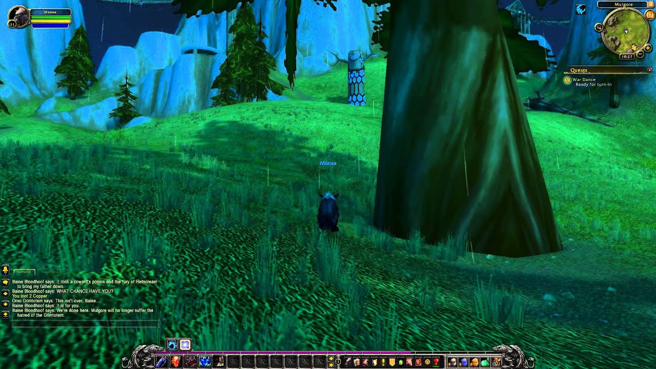 Tauren Quest 42: War Dance (WoW, Horde, Tauren, Druid) - YouTube