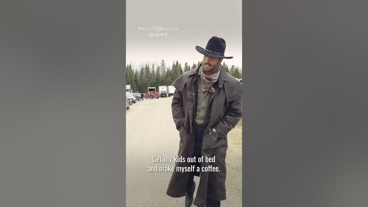 Walk to set with Nick Bateman, aka Wyatt Parker from "When Hope Calls" Season 2! - YouTube