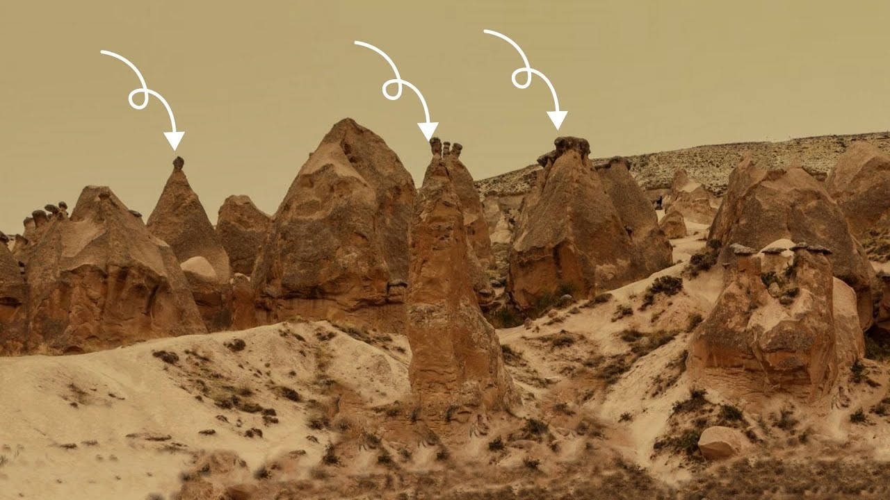 Mars rover capture Sanitary huts with sharp domes on the surface of the ...