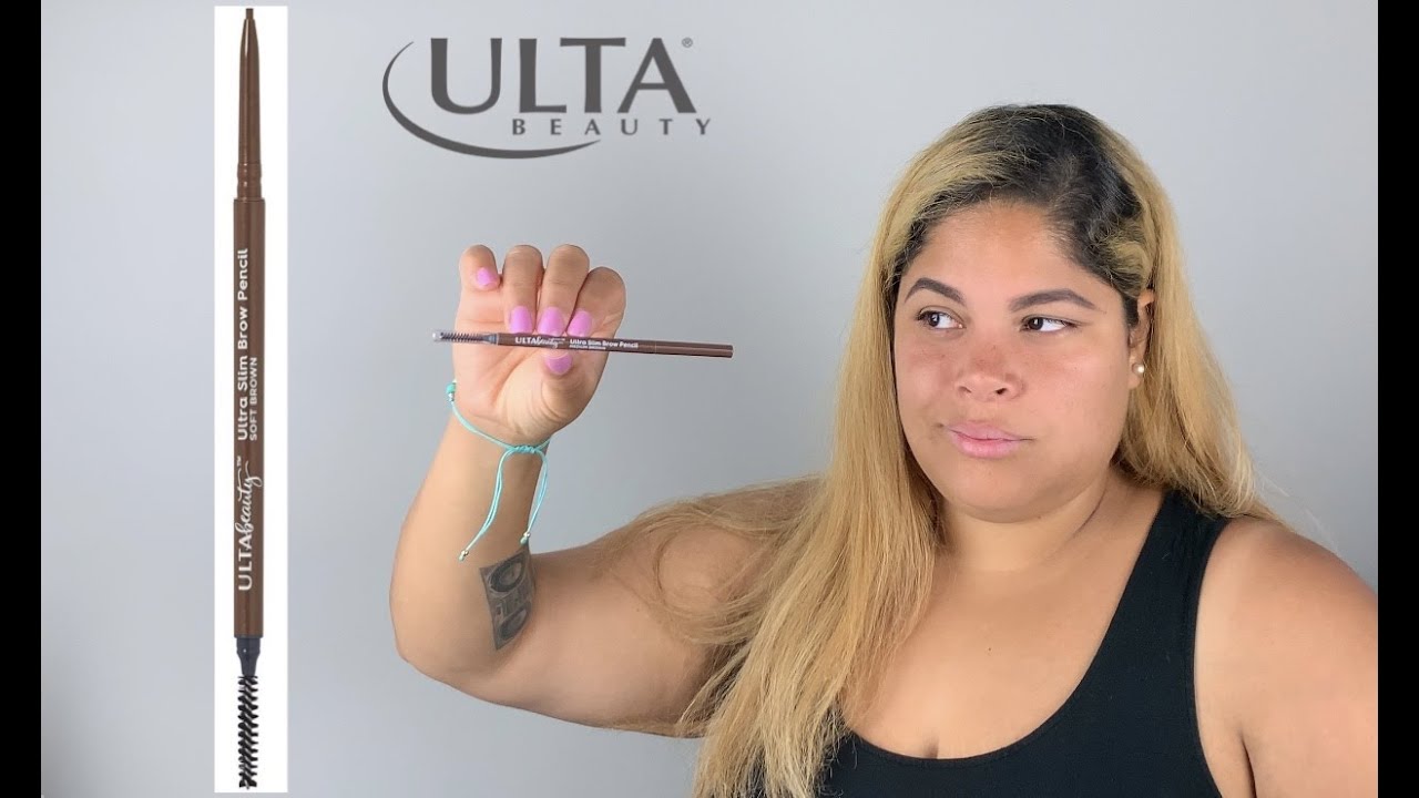 Ulta Beauty Ultra Slim Brow Pencil Review & Swatches - YouTube