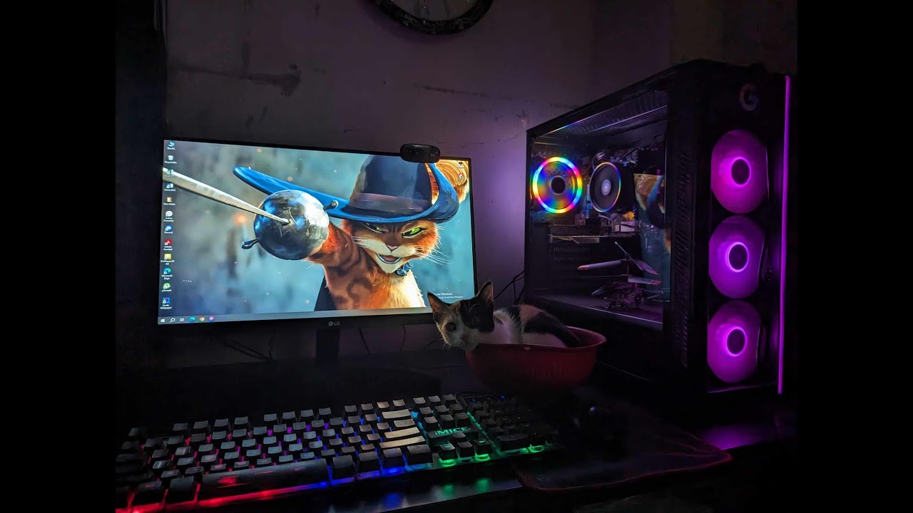 PC setup cinematic video - YouTube