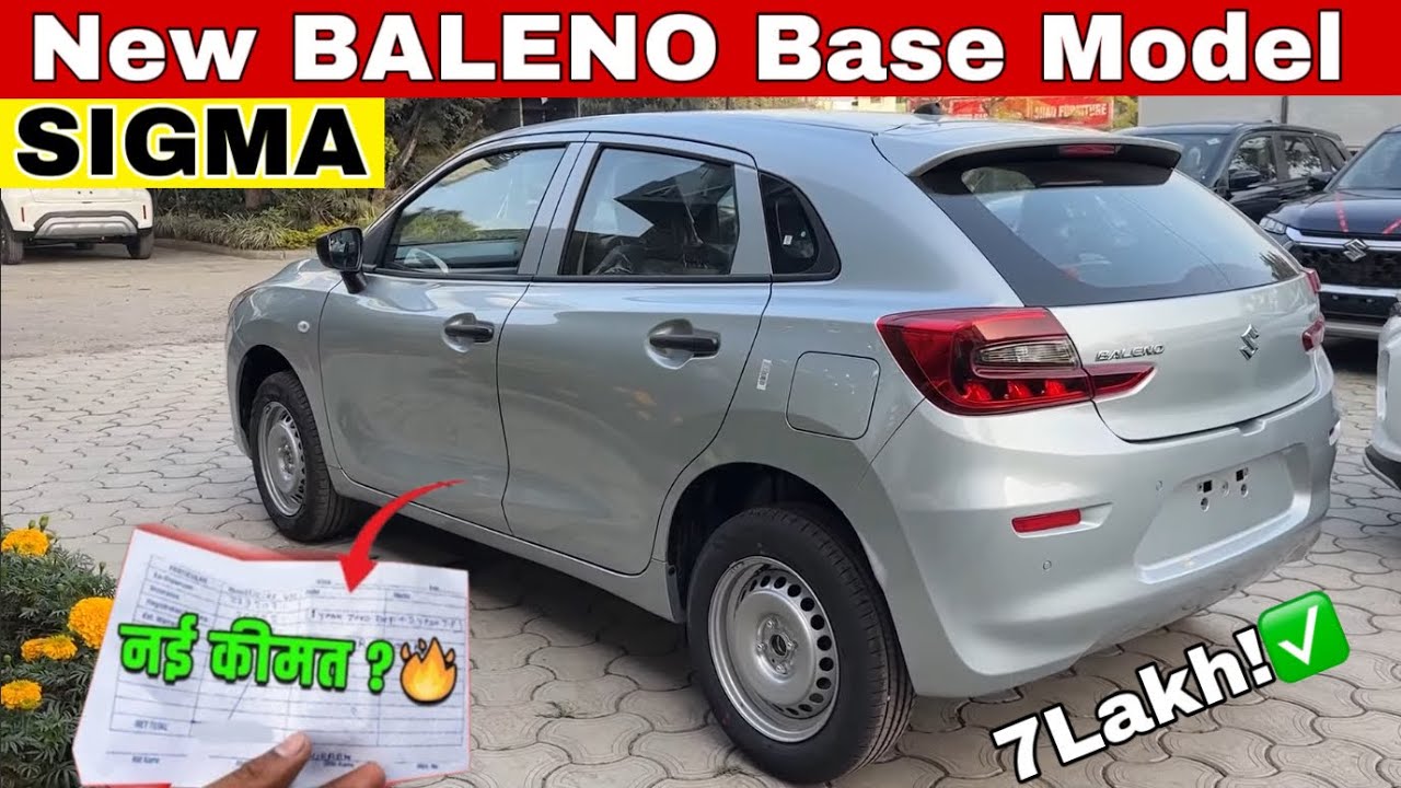 2025 BALENO Base Model Updated New Silver Colour || Maruti Suzuki ...