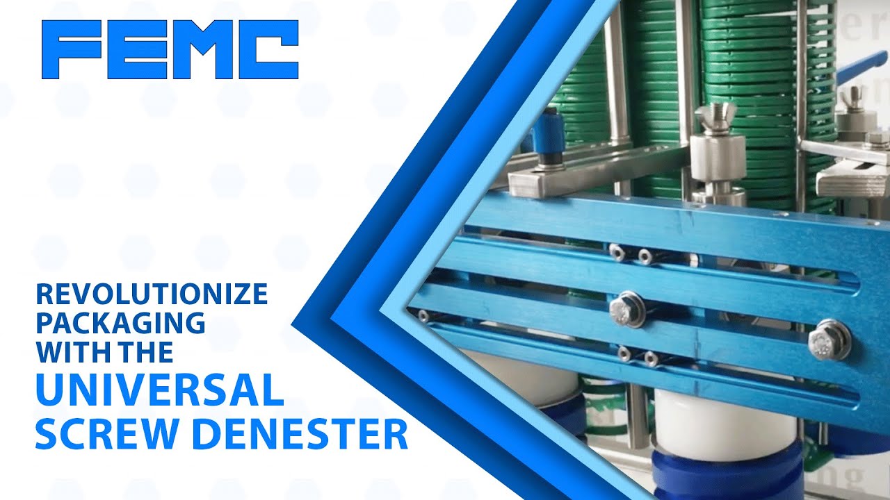 Revolutionize Packaging with the Universal Screw Denester - YouTube