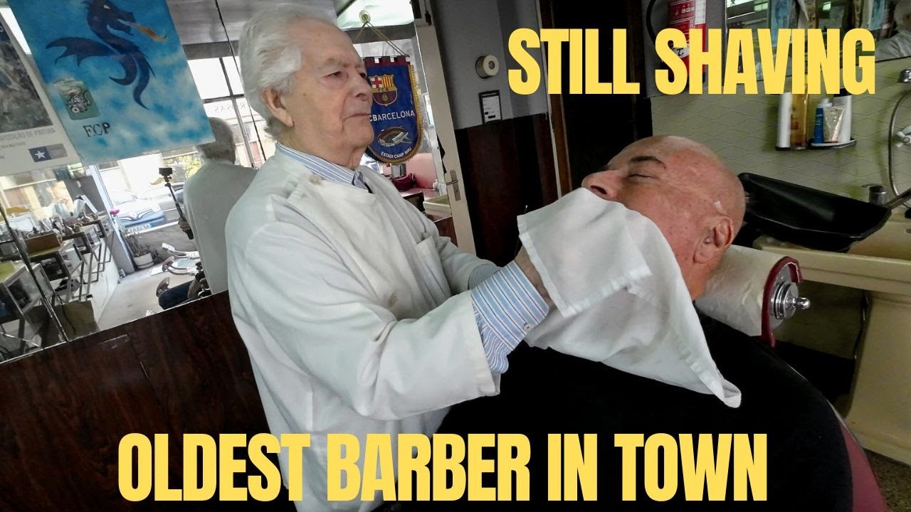 Oldest Barber in Town - Smooth Shave ASMR - YouTube