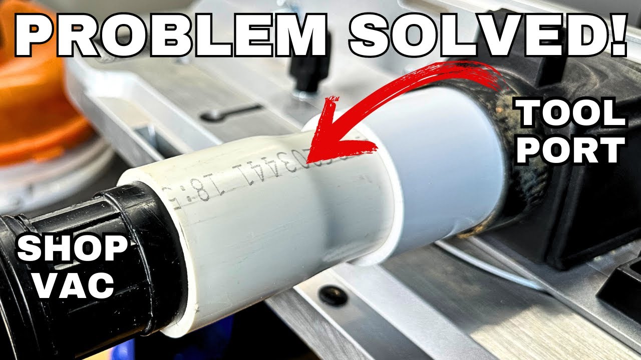 Dust Collection Adapters Made With PVC That Actually Fit! - YouTube