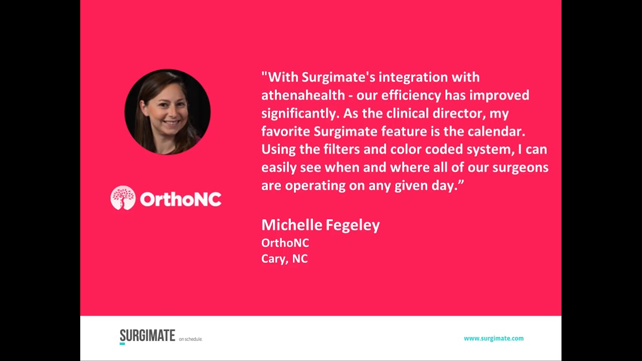 How Surgimate's surgical calendar syncs with athenahealth for a ...