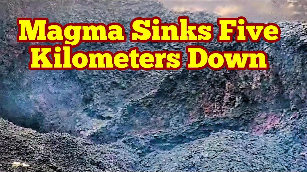 Magma Sinks Five Kilometers Down In Iceland Litli-Hrútur Fagradalsfjall ...