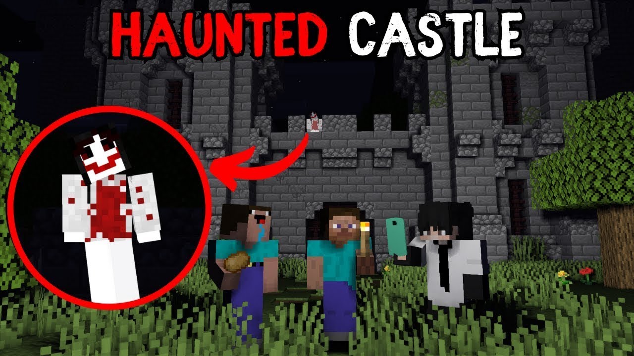 HAUNTED CASTLE Minecraft Horror Story in Hindi - YouTube