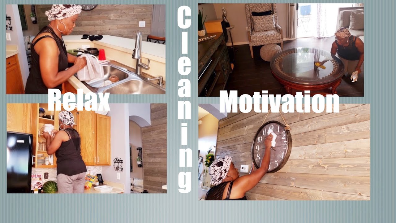 SOOTHING RELAX CLEAN WITH ME (Series #4) | Relax Cleaning Motivation ...