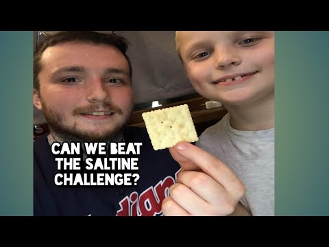 60 SECOND SALTINE CRACKER CHALLENGE! - YouTube