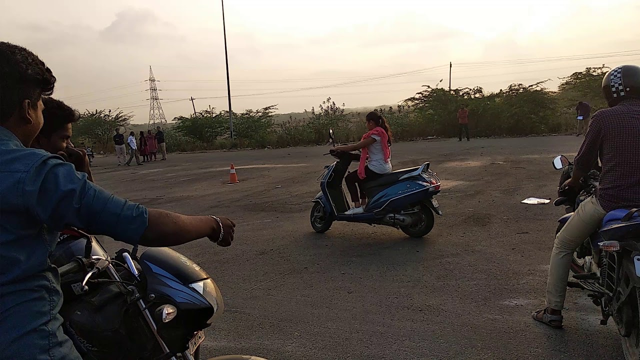 RTO Two Wheeler test drive - YouTube