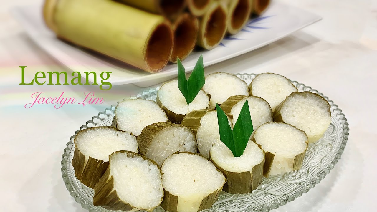 [Eng Sub 中文字幕] Lemang Cooked with Oven Bamboo Rice | Malay Sticky Rice ...