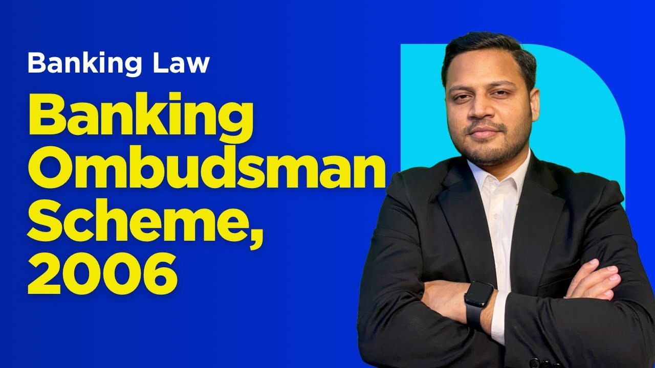 Banking Ombudsman Scheme, 2006 | RBI Complaint Mechanism | Objective ...
