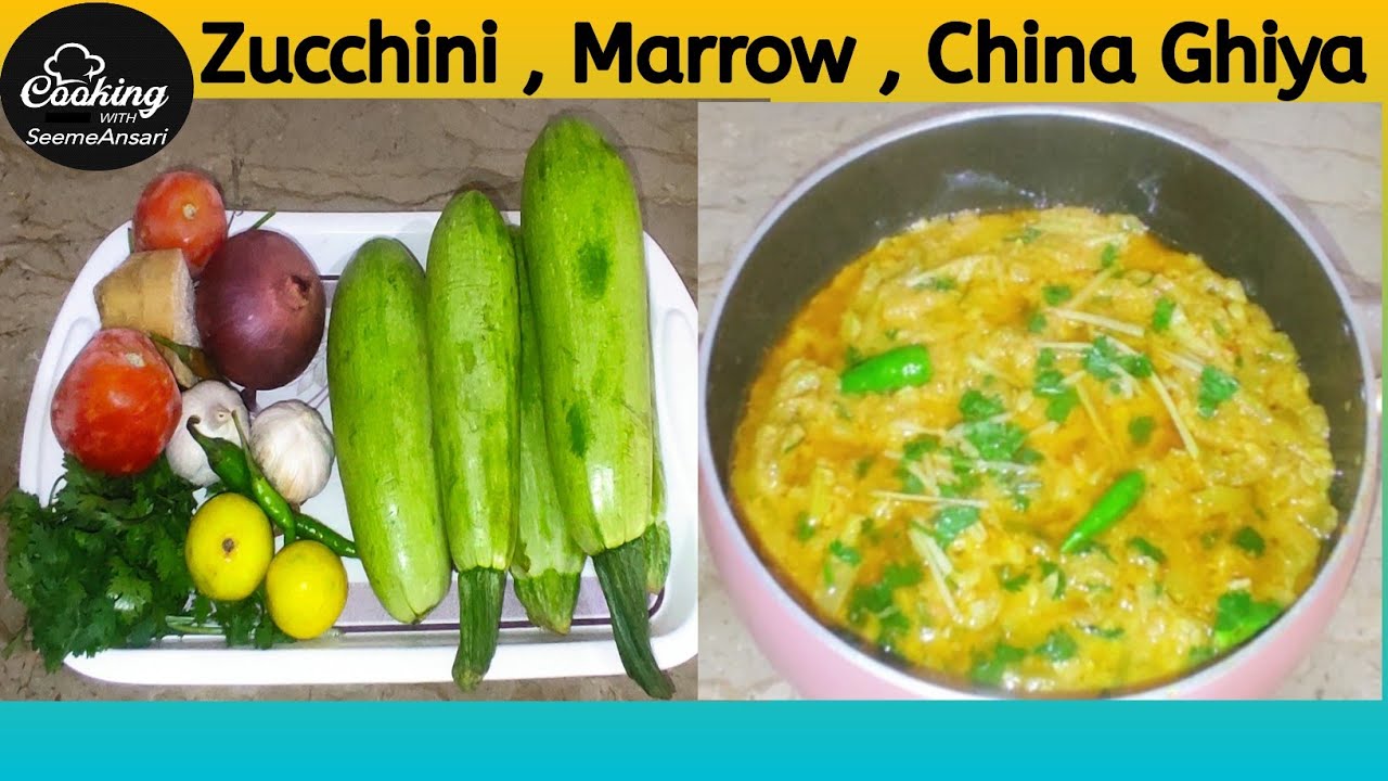 Marrow ki Sabzi by SeemeAnsari | Easy&Quick Recipe for Dinner&Lunch ...