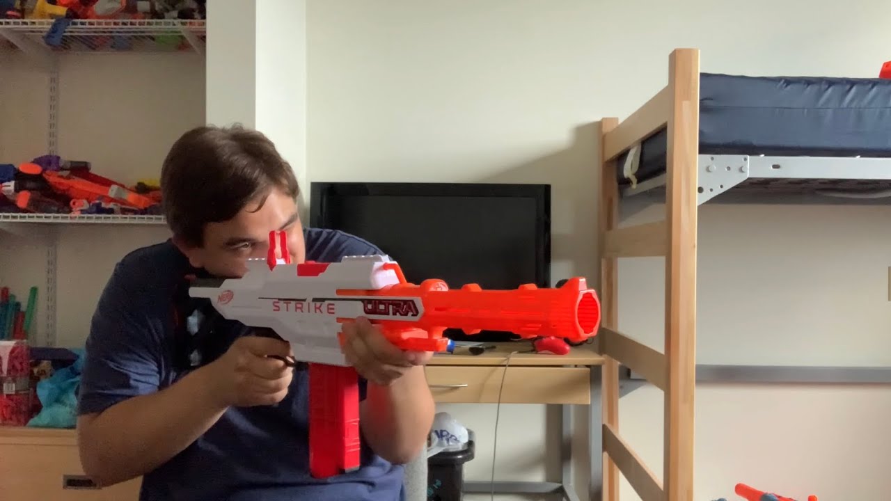 Nerf Ultra Strike(the best ultra blaster yet) - YouTube