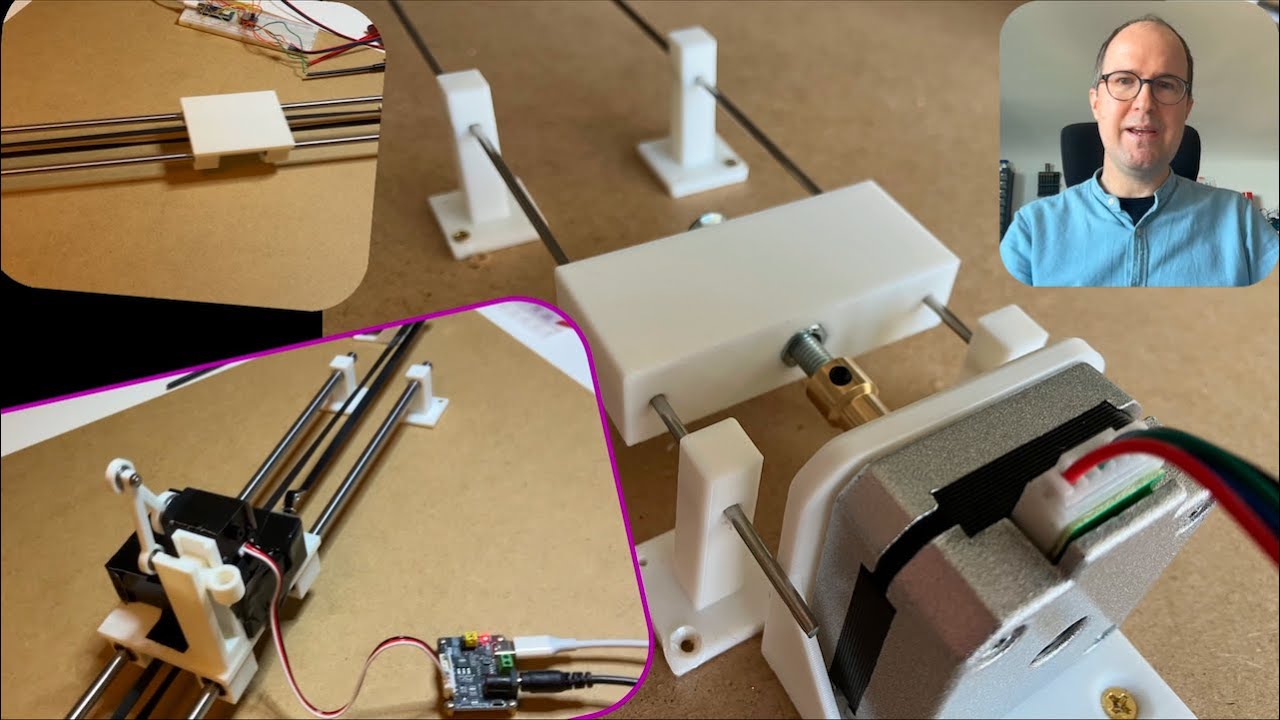 DIY Linear Guide with Leadscrew Mechanism | Proof of Concept - YouTube