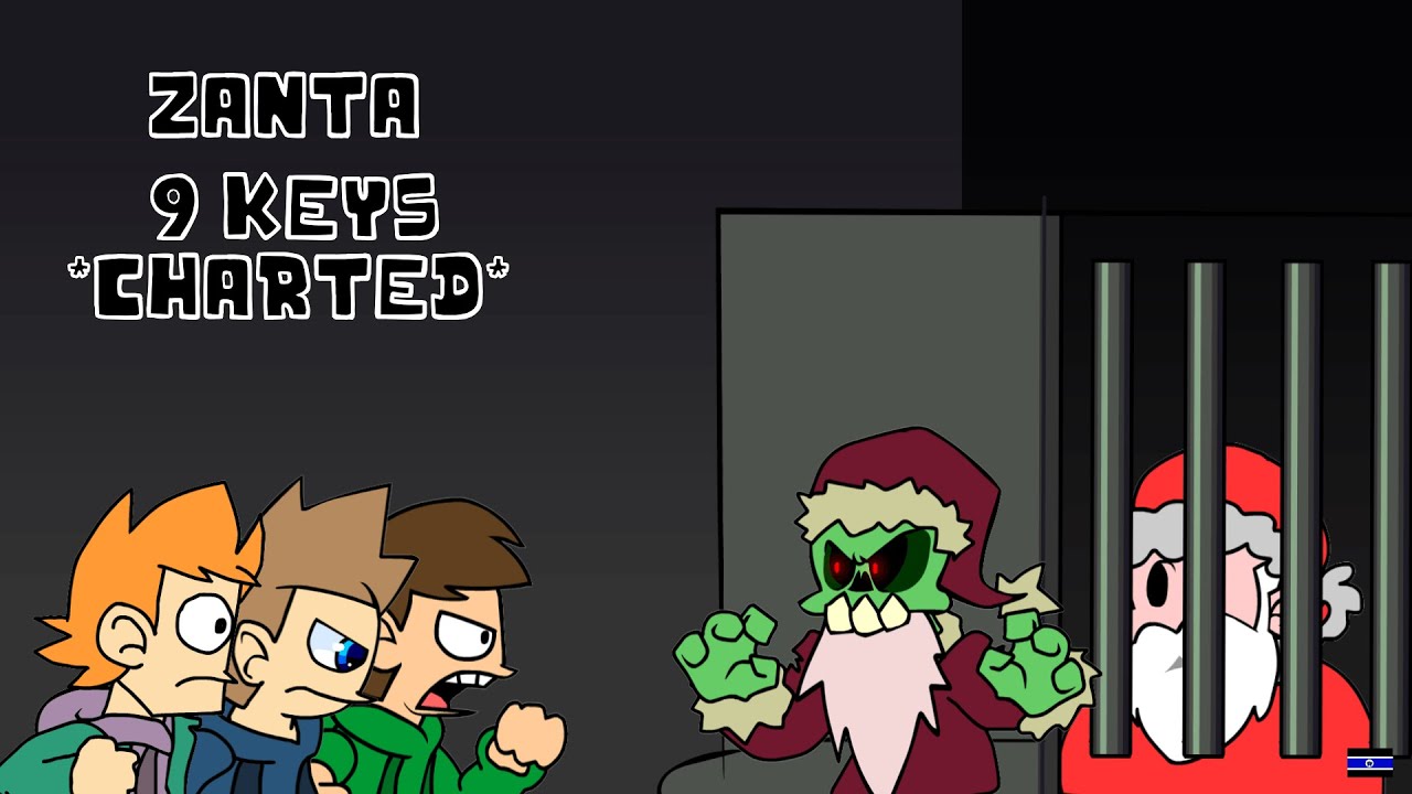 FNF | Zanta - CHARTED with *9 KEYS* - YouTube