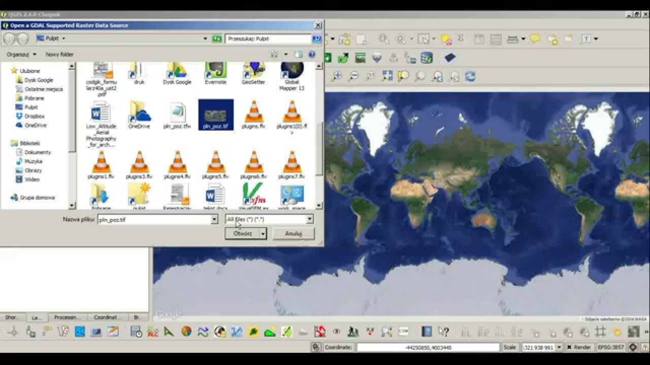 QGIS starting a project (reprojecting raster files) - YouTube