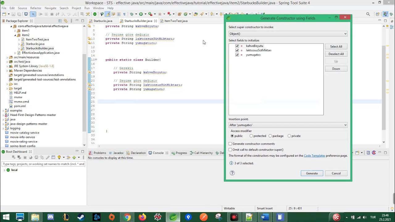 Builder Design Pattern in Java | Ne zaman kullanacağım? - YouTube