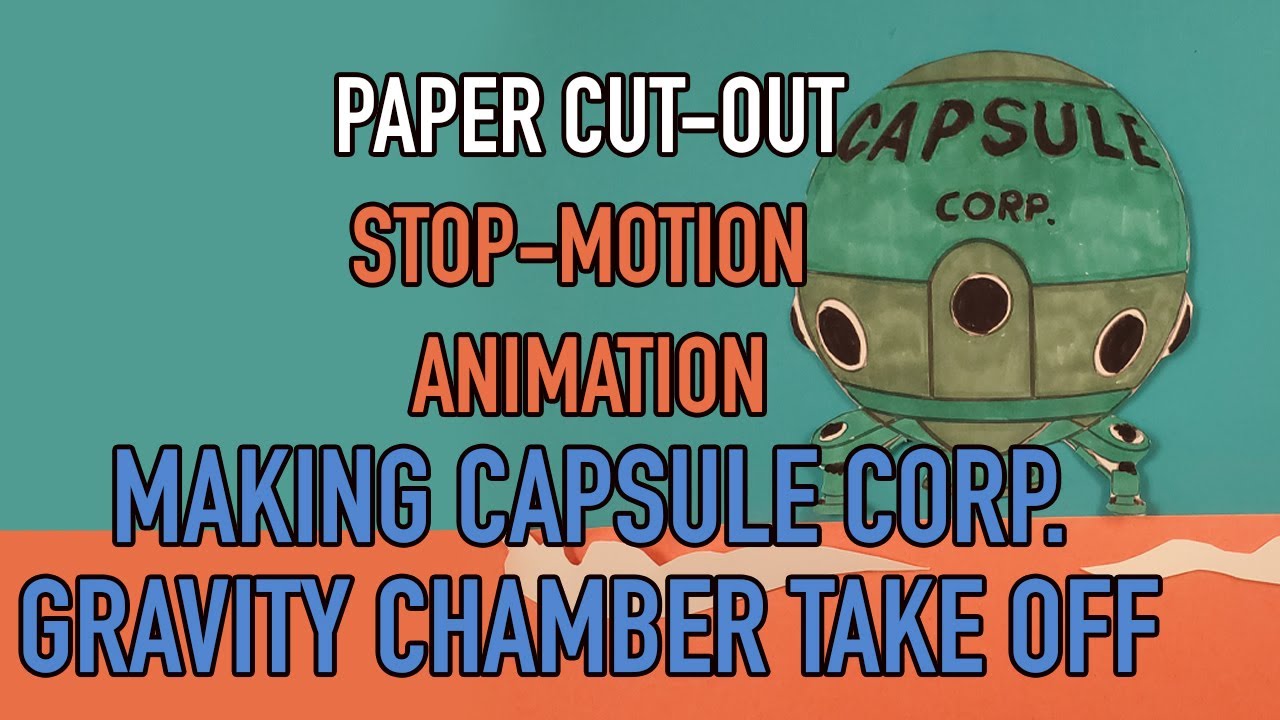 Paper Cut-Out | Stop Motion Animation | Making Dragon Ball Z's Gravity ...