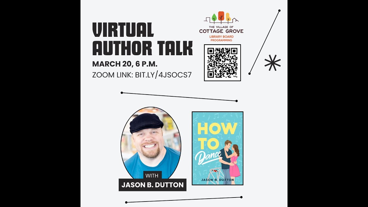 Author Talk with Jason B Dutton - How to Dance - YouTube