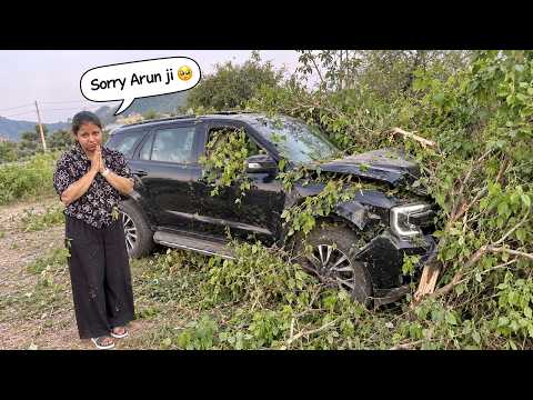 Heavy Driver TITHI ने कर दिया Endeavour का Dehpolaaaa 😡 first time Driving !!
