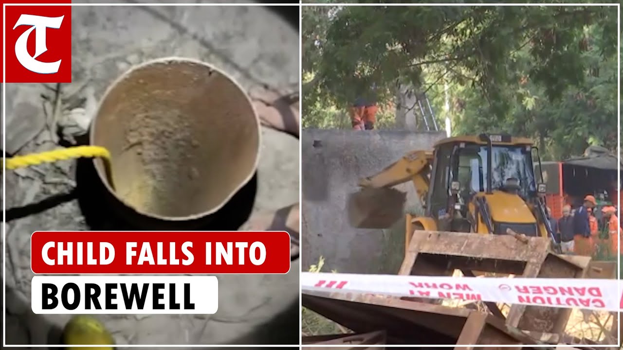 Child falls into 40-ft-deep borewell in Delhi, rescue operation under ...